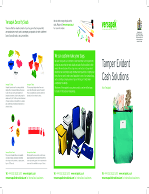 Fillable Online Versapak's new T2 Seal leading the way in tamper ...