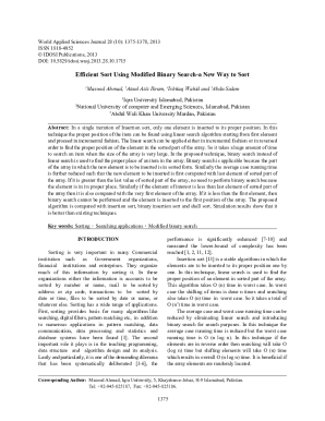 Fillable Online Implementation of a Selection Sort Algorithm for FoodZone ... Fax Email Print ...