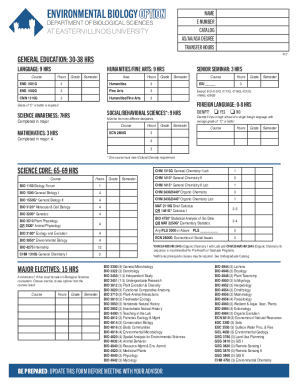 Fillable Online Biological Sciences Program Sheets.v3.indd Fax Email ...