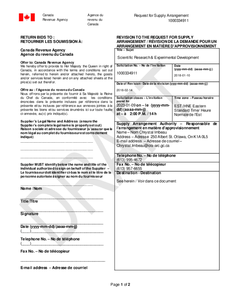Remplissable En Ligne Request for Refund from the Canada Revenue Agency Fax Email Imprimer ...