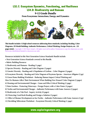 Fillable Online MS-LS2 Ecosystems: Interactions, Energy, and Dynamics ...