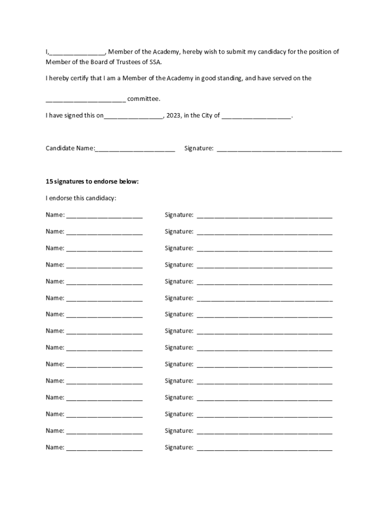 Remplissable En Ligne How to Craft the Perfect Board Member Cover ...