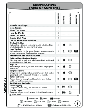 Fillable Online Cooperative Learning Group Activities for College ...