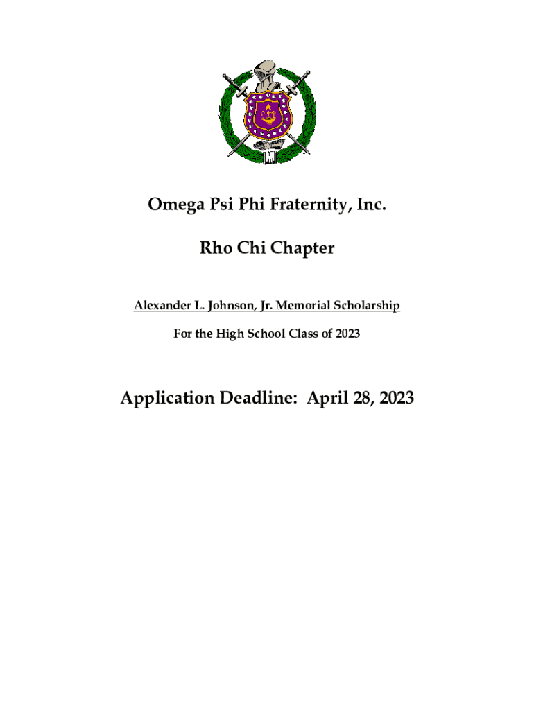 Fillable Online Rho Chapter Of Omega Psi Phi (rhoques)... Fax Email ...