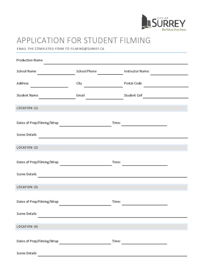 Fillable Online LIBRARY FILMING and PHOTOGRAPHY REQUEST FORM Fax Email ...