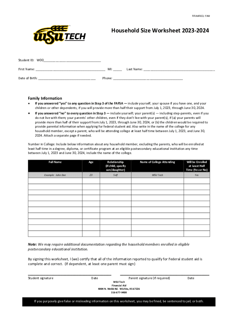 Fillable Online 2023-2024 Child Support Paid WORKSHEET Fax Email Print ...