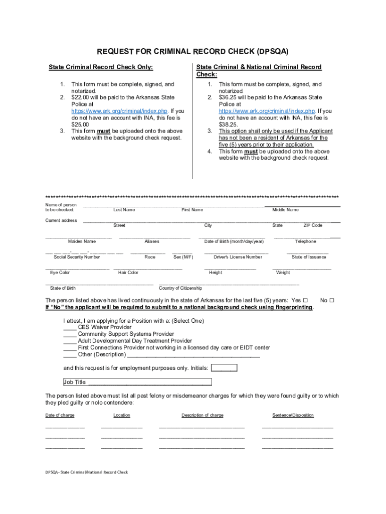 Fillable Online humanservices arkansas rules and regulations-for ...