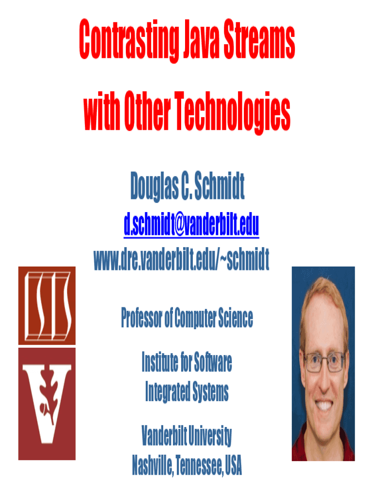 Fillable Online Douglas C. Schmidt's Online Courses and Tutorials Fax Email Print - pdfFiller