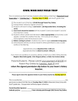 Fillable Online 5 Civil War Virtual Field Trips for Middle School Fax ...