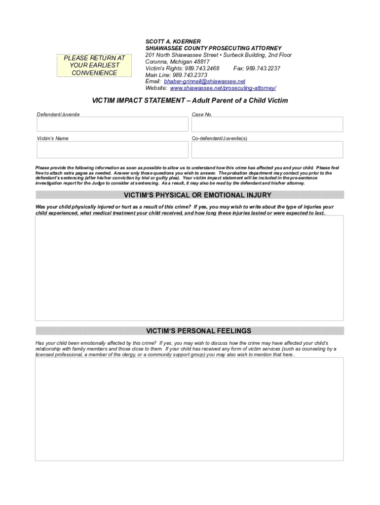 Fillable Online Prosecuting Attorney - Scott Koerner Fax Email Print ...