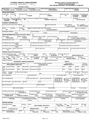 Fillable Online Florida Crash Report Form Fax Email Print - pdfFiller