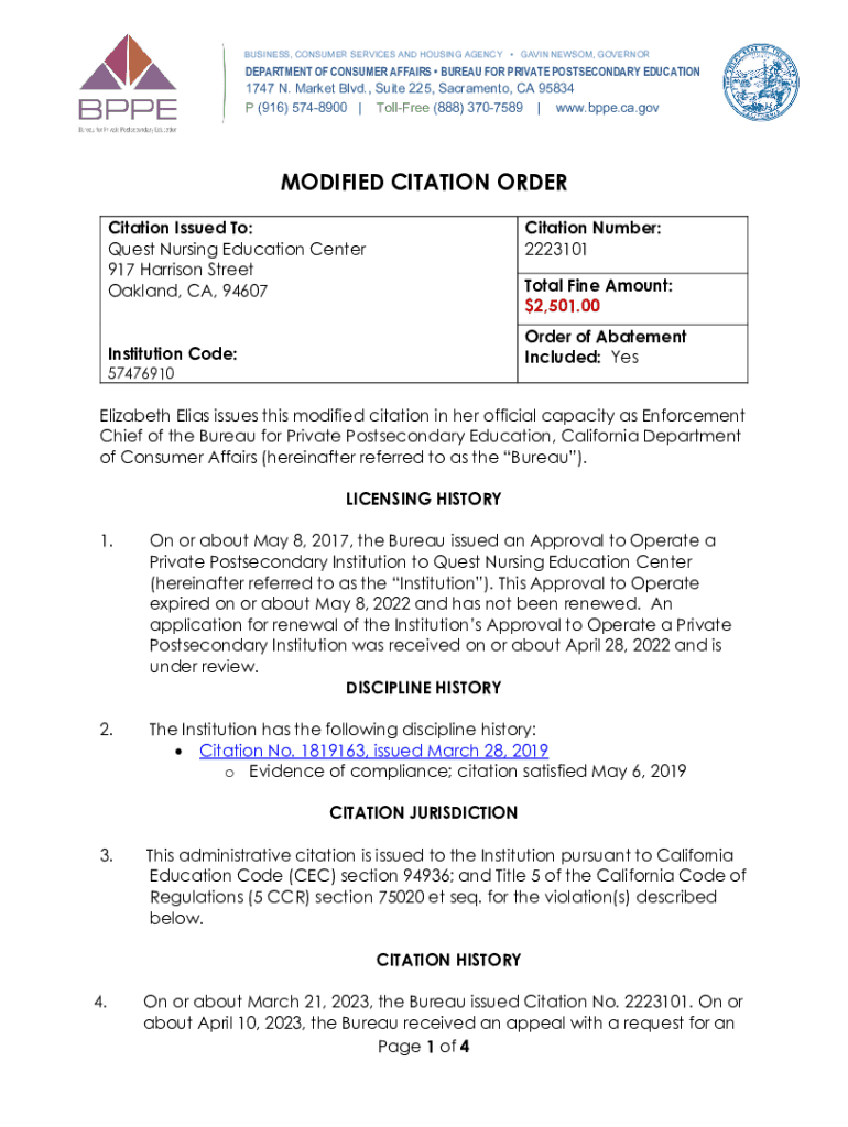 Fillable Online bppe ca DCA Director Appoints Zima Creason to Bureau ...