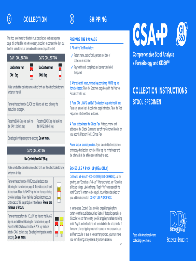 Fillable Online How to Collect a Feces (Stool) Sample - YouTube Fax ...