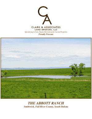 Fillable Online THE ABBOTT RANCH Fax Email Print - pdfFiller