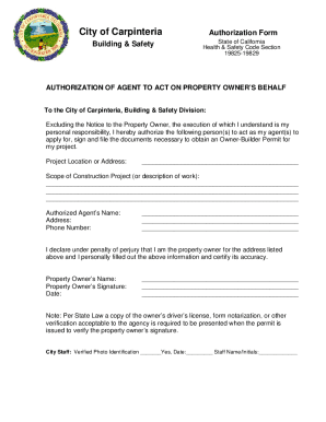 Fillable Online owner authorization Fax Email Print - pdfFiller