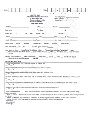 Fillable Online Adult outpatient intake forms Fax Email Print - pdfFiller