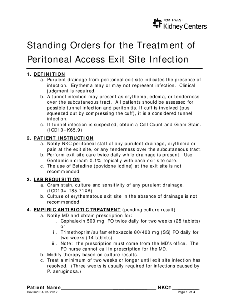 Fillable Online Peritoneal dialysis associated infections: An update on ... Fax Email Print ...