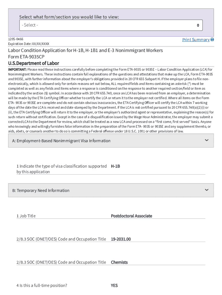 Fillable Online 740, once an LCA has been received from an employer, a determination Fax Email ...