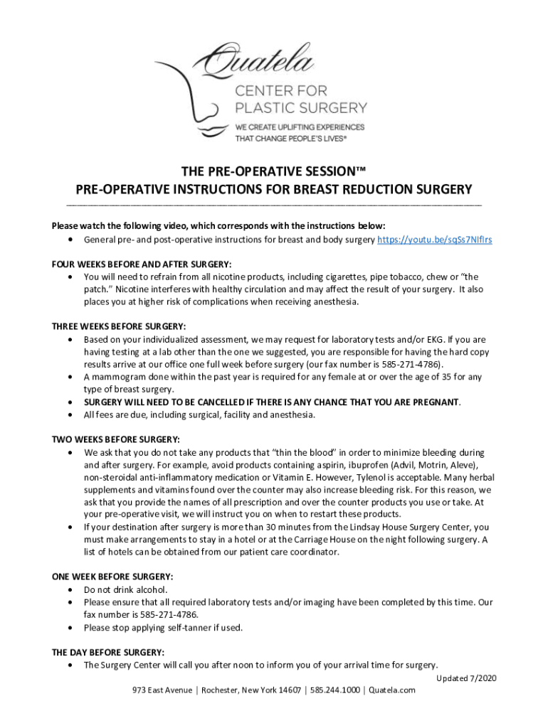 Fillable Online A Step-by-Step Approach to a Successful Cosmetic Breast ...