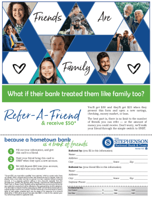 Fillable Online Refer-a-Friend Form Fax Email Print - pdfFiller