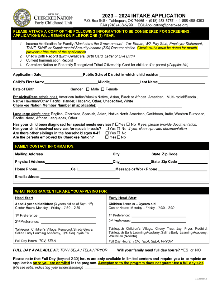 Fillable Online Downloadable Forms - Tribal Registration Fax Email ...