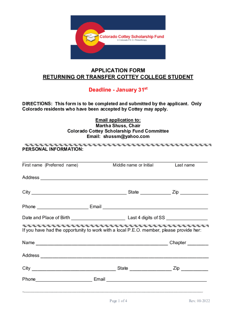 Fillable Online APPLICATION FORM RETURNING OR TRANSFER ... Fax Email Print - pdfFiller