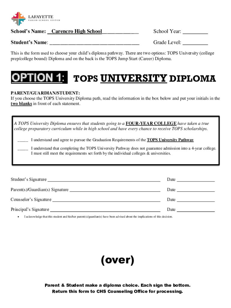 Fillable Online Career & College Readiness / Diploma Pathways Fax Email ...