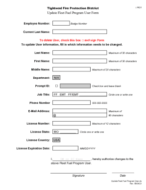 Fillable Online Form 886-3 Update Fleet Fuel Program User-20210804.xlsx ...