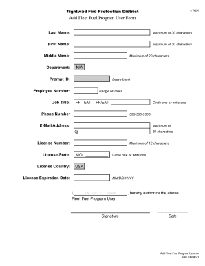 Fillable Online Form 886-2 Add Fleet Fuel Program User-20210804.xlsx ...
