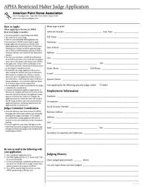 Fillable Online International Judge Application Form Fax Email Print ...