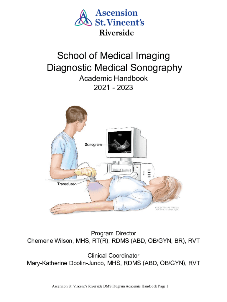 Fillable Online School of Medical Imaging Diagnostic Medical Sonography ...