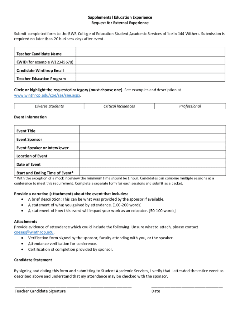 Fillable Online Student Academic Services (SAS) - Forms & Policies Fax ...