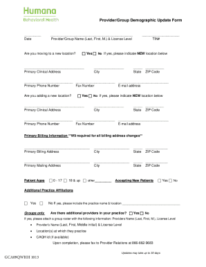 Fillable Online LS Administrators Demographic Update Form-CA Only (2) Fax Email Print - pdfFiller