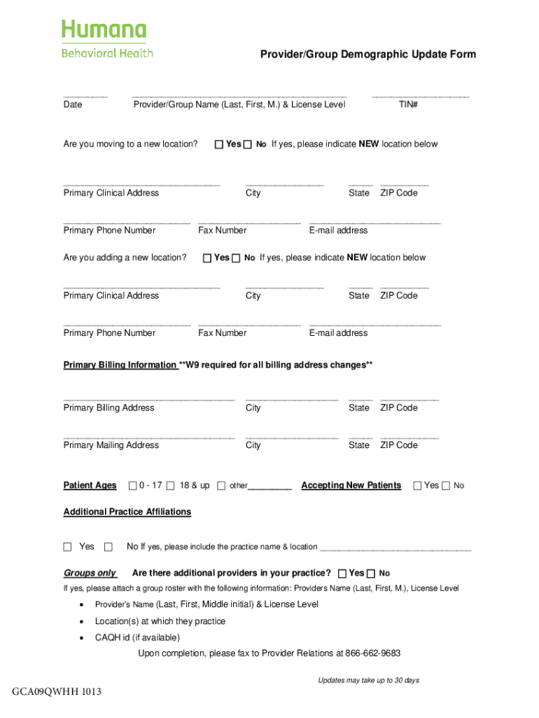 Fillable Online LS Administrators Demographic Update Form-CA Only (2) Fax Email Print - pdfFiller