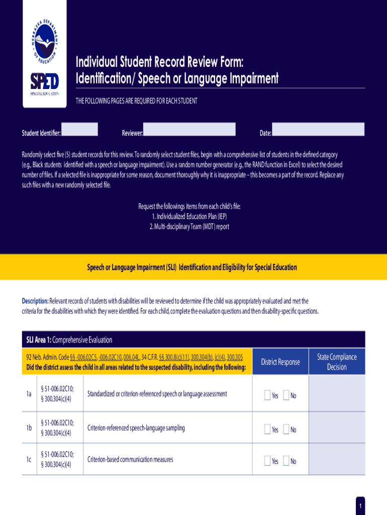Fillable Online NETA-B NESRR Identification SLI. A form to complete as ...