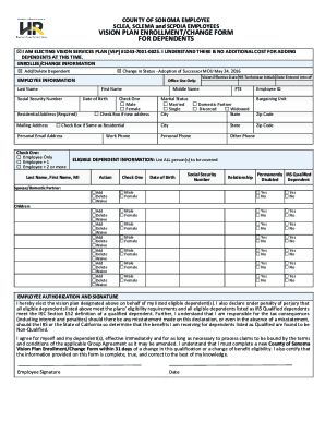 Fillable Online Vsp Enrollment Form - Fill Online, Printable, Fillable ...