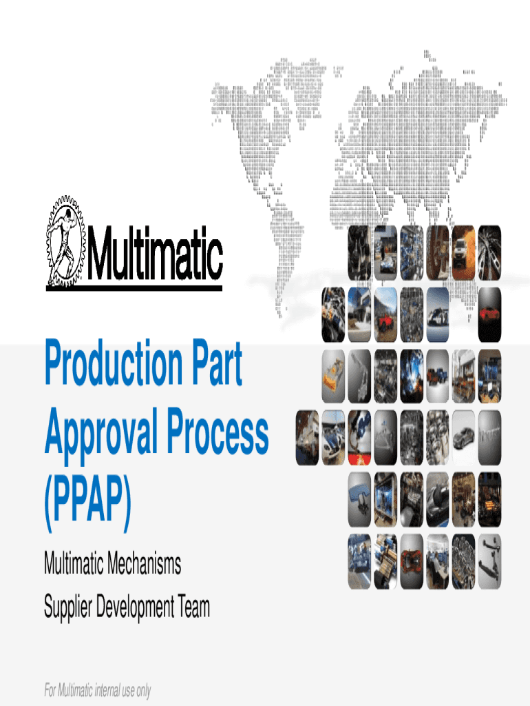 Fillable Online The Production Part Approval Process for Automotive Fax Email Print - pdfFiller