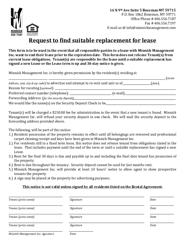 Fillable Online Early Release Request.docx Fax Email Print - pdfFiller