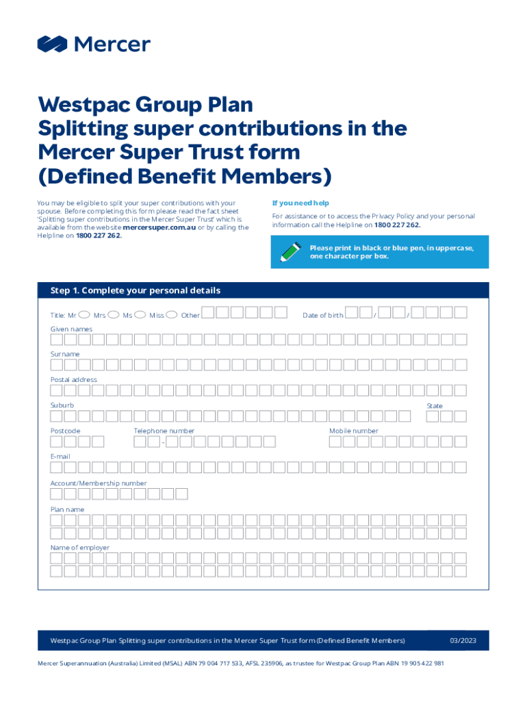 Fillable Online Understanding superannuation contributions and taxes ...