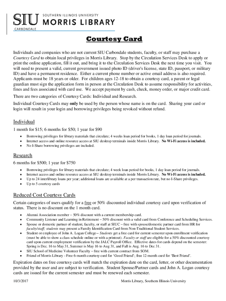 Fillable Online Alumni Services - SIU - Morris Library Fax Email Print ...