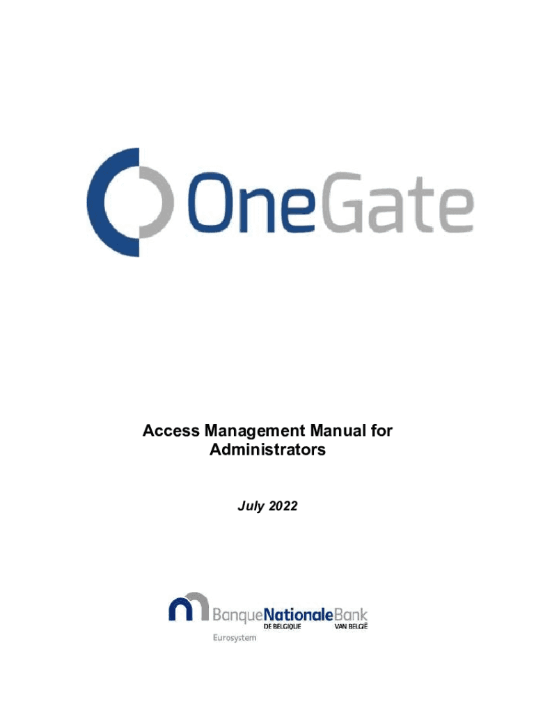 Fillable Online Access Management Manual, Second EditionPublications ...