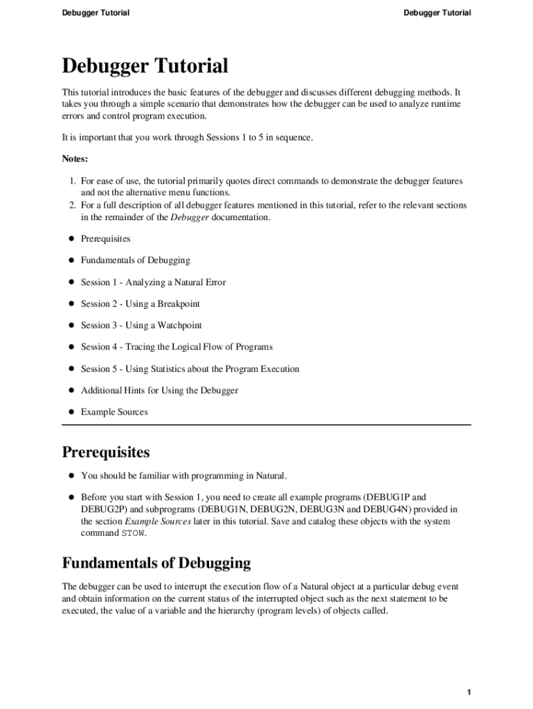 Fillable Online Tutorial: Debug Visual Basic code - Visual Studio (Windows) Fax Email Print ...