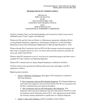 Fillable Online MOU Sign Painters Local 1094 Fax Email Print - pdfFiller