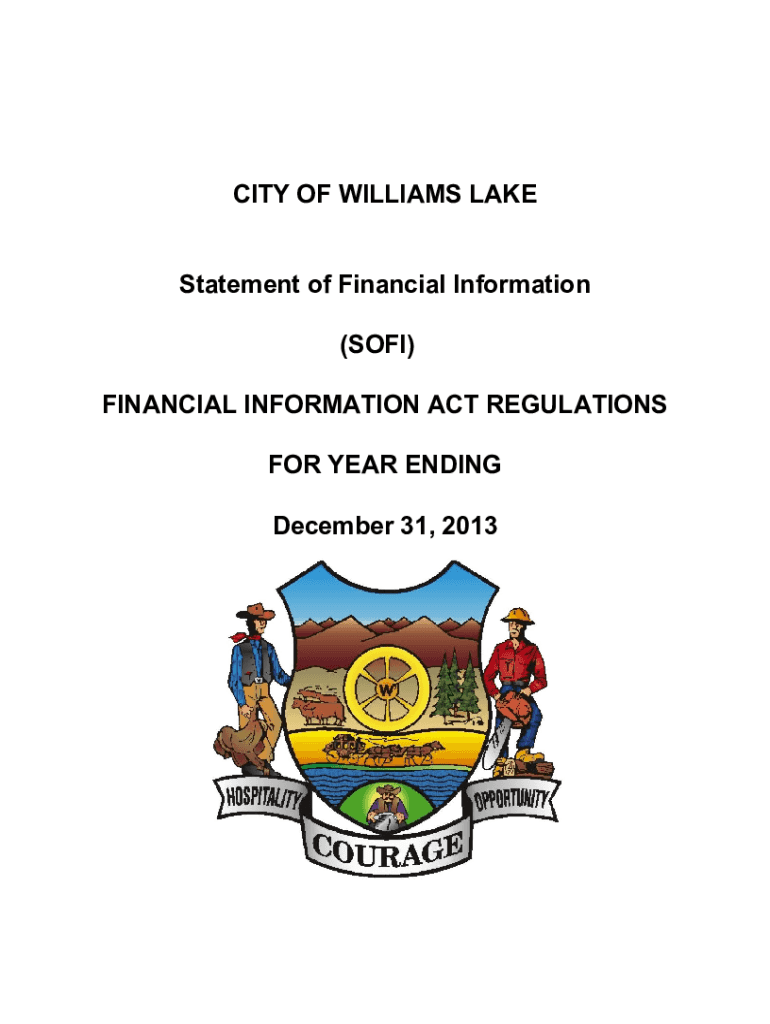 Fillable Online e1 Statement of Financial Information (SOFI) Index to F ...