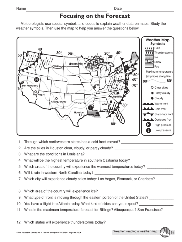 Fillable Online GEOL3178 Science worksheet reading a weather map pdf fillable-online-geol3178-science-worksheet-reading-a-weather-map-pdf