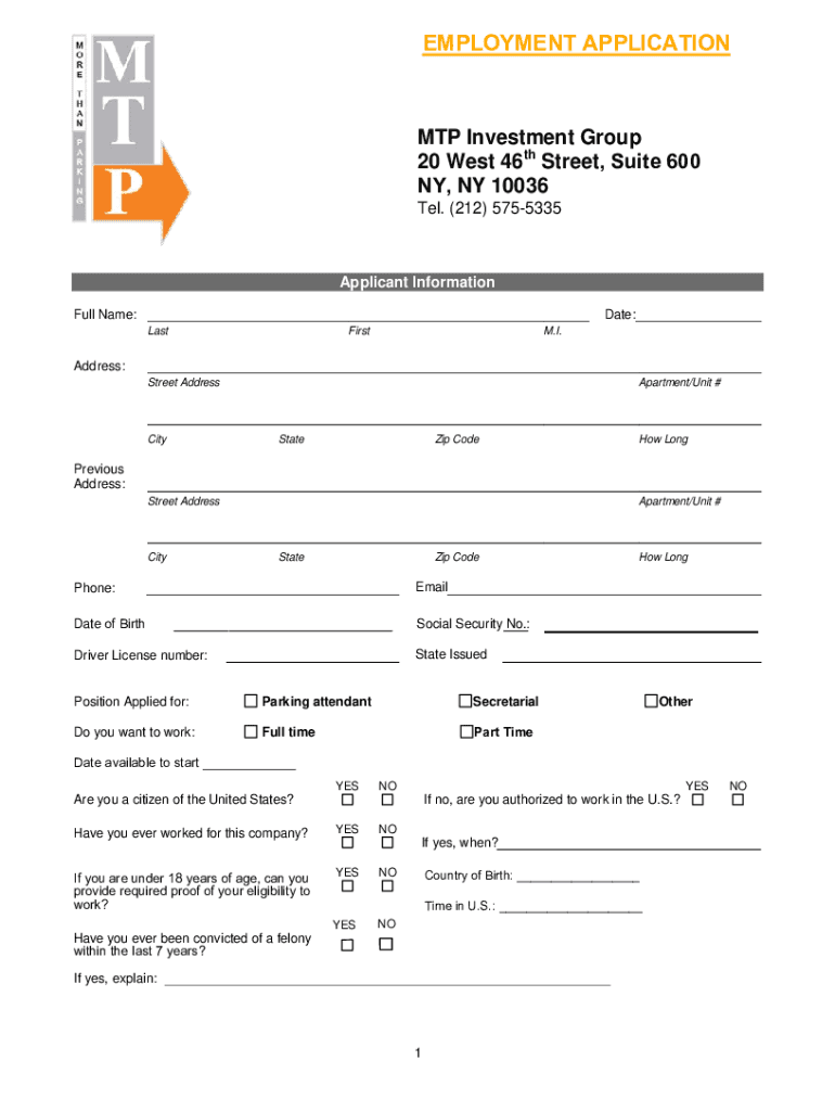 Fillable Online Authorization for Credit Card Use - MTP Parking Fax ...