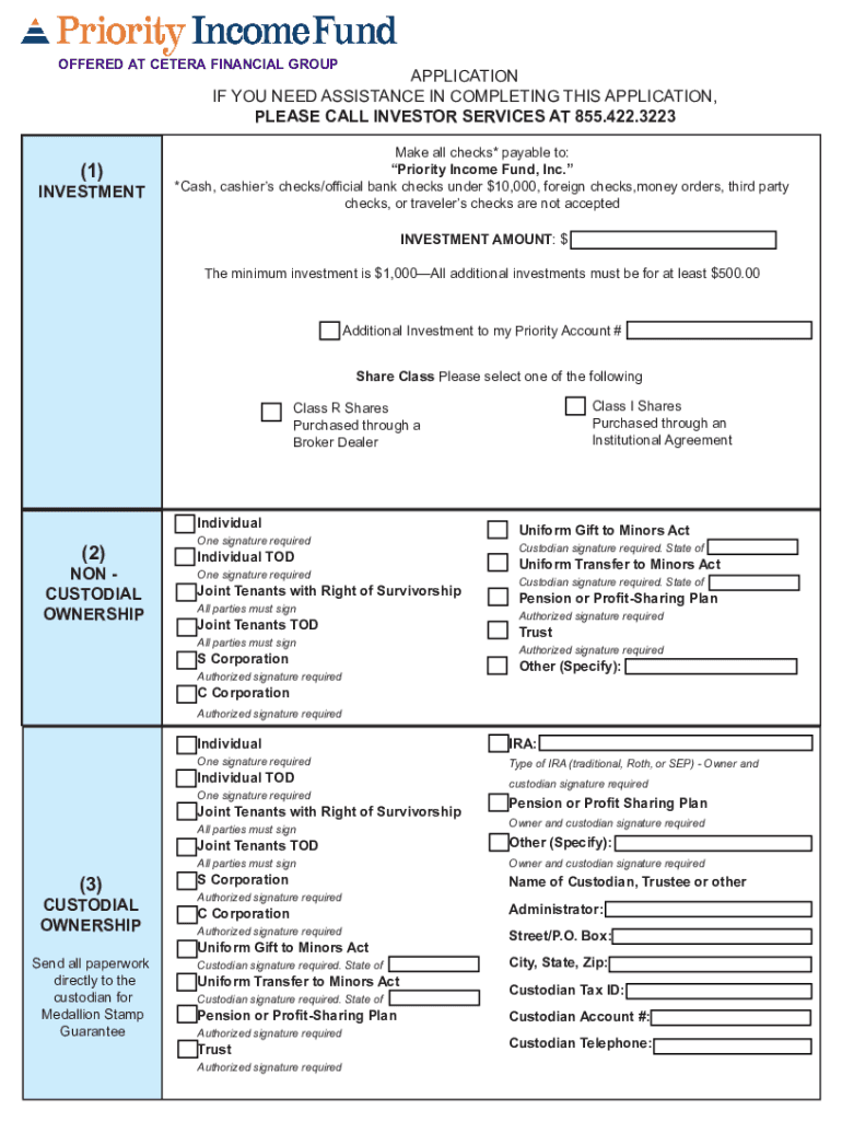 Fillable Online Additional Information About Cetera Investment Services ...