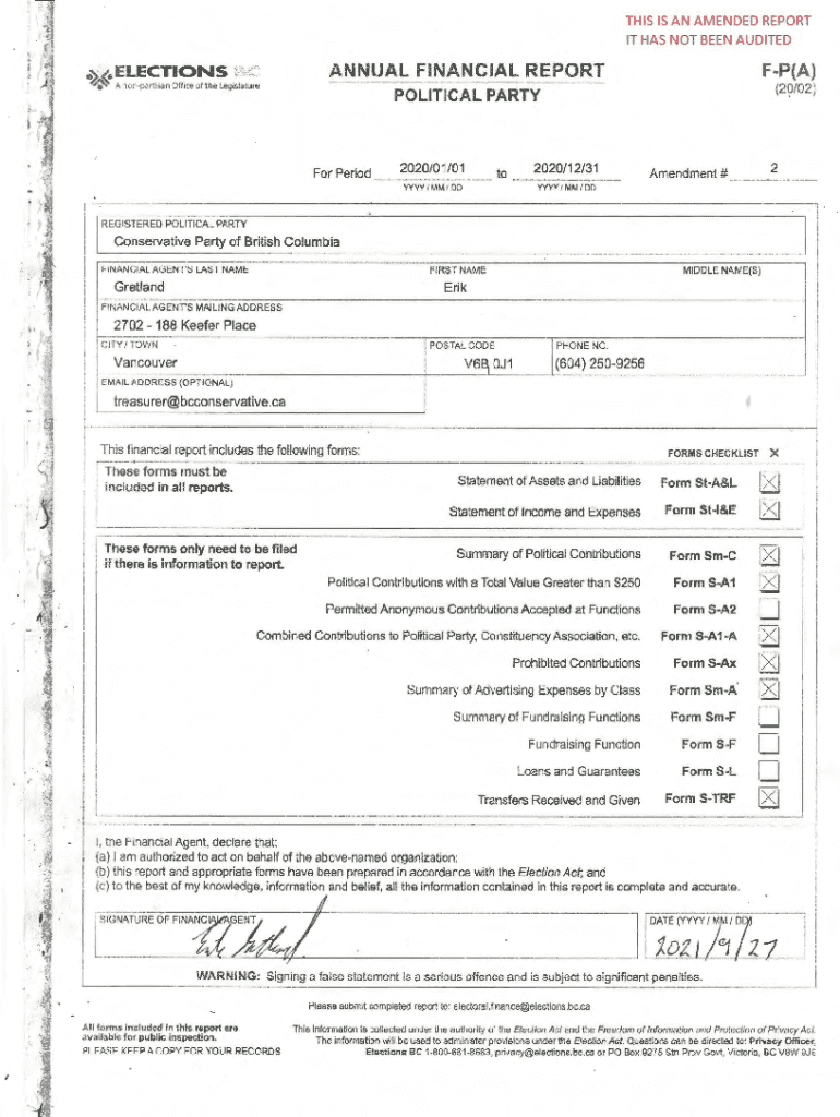 Fillable Online Political-Parties-Statement-of-Accounts-Guidelines. ... Fax Email Print - pdfFiller