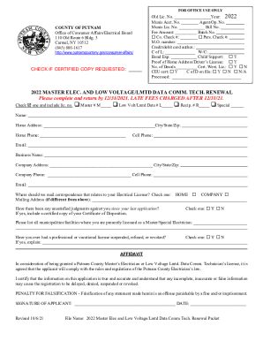 Fillable Online Electrical-Journeyman-Application-Step-Two-8- ... Fax ...