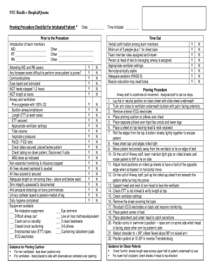 Fillable Online ess nychhc 377-19 Checklists and Patient Safety Policies ... Fax Email Print ...